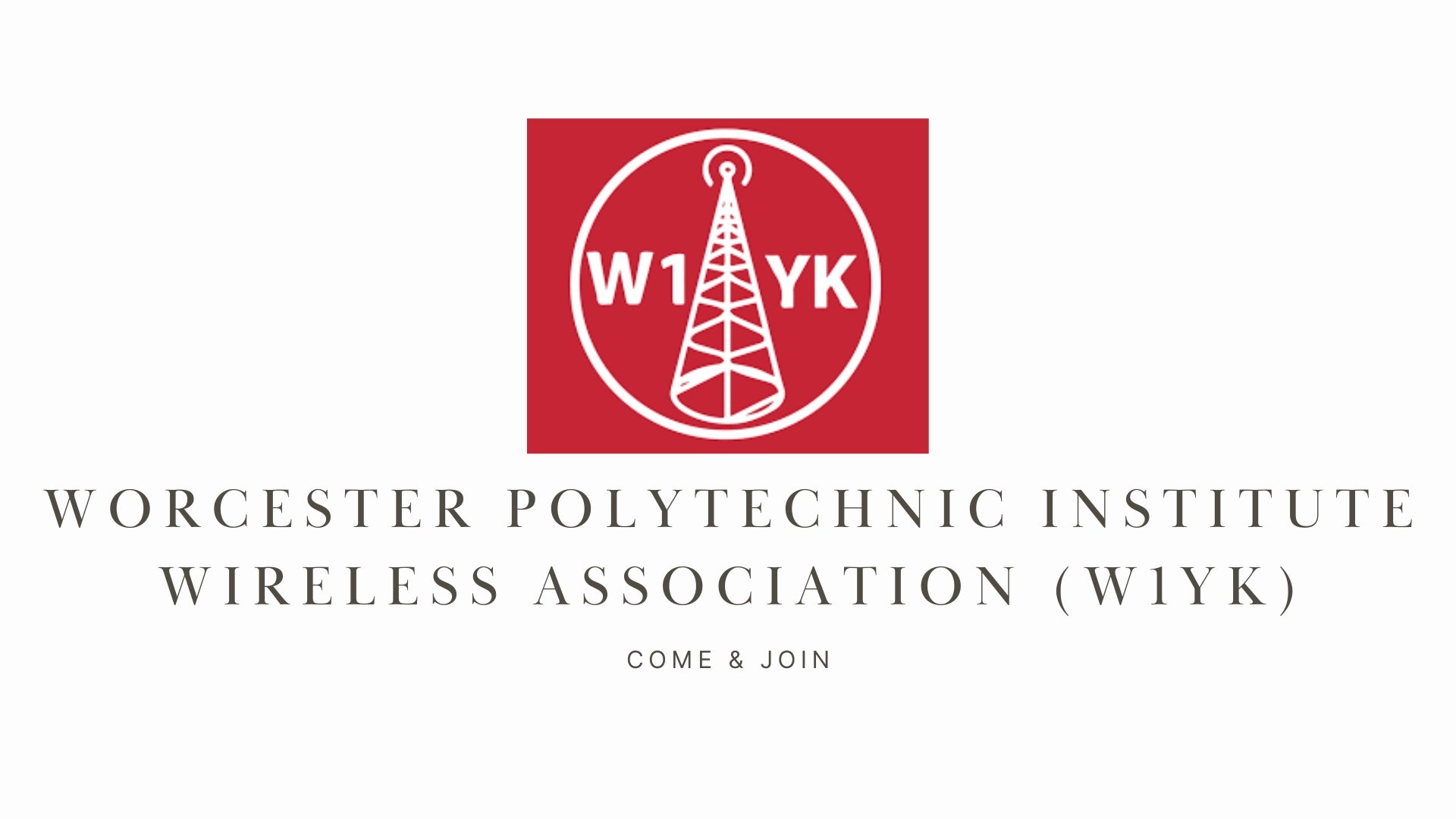 Worcester Polytechnic Institute Wireless Association W1yk 8536