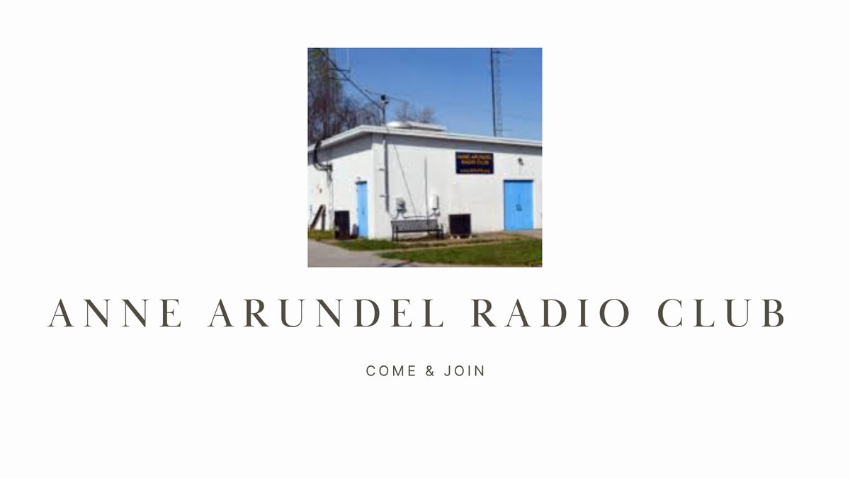 Dive into the World of Ham Radio with the Anne Arundel Radio Club (W3V