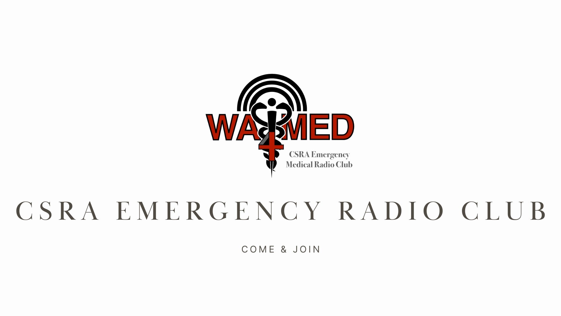 CSRA Emergency Radio Club (WA4MED): A New Club Focused on Public Servi