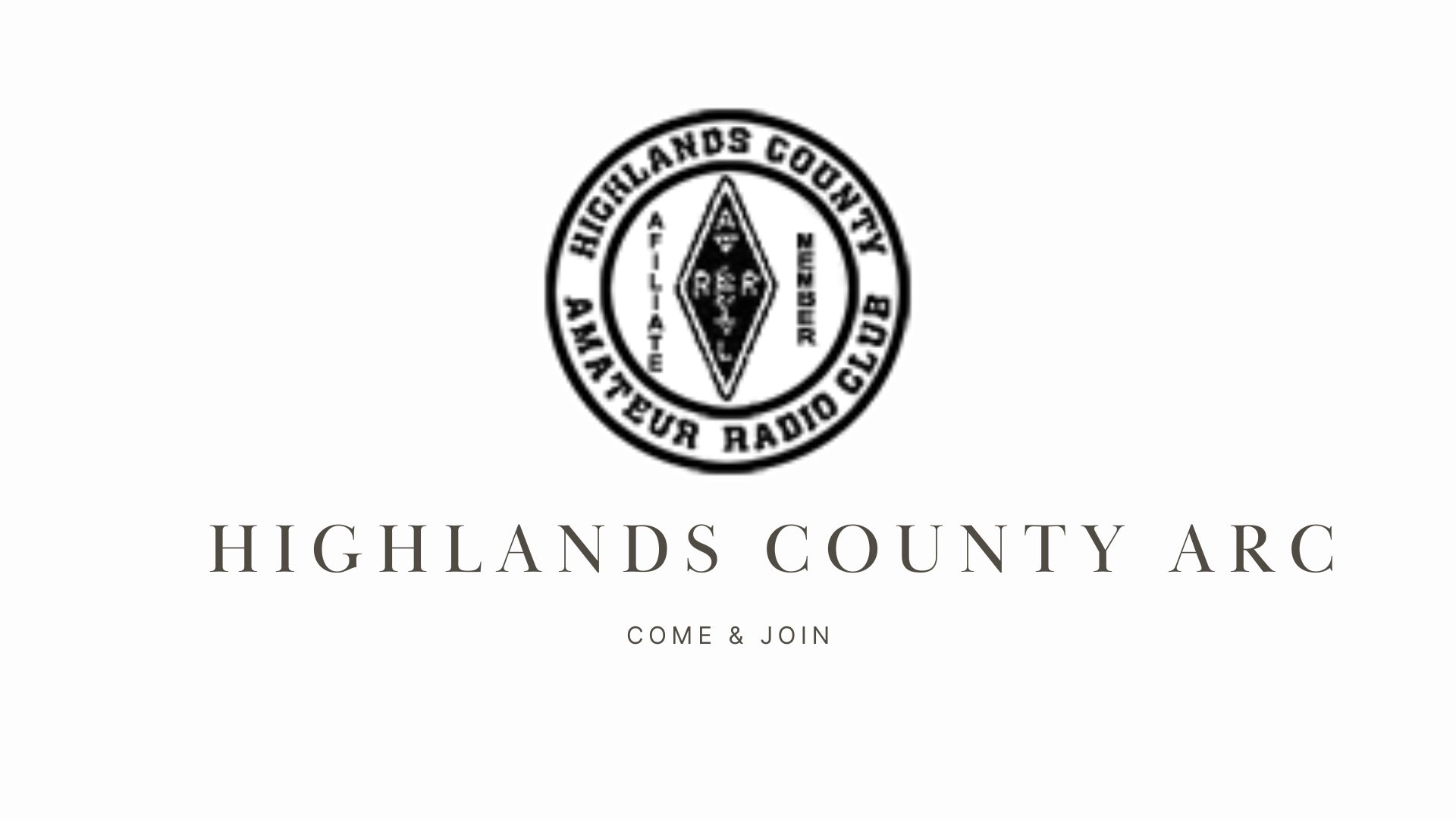 Highlands County ARC (W4HCA): An Active Club with Public Service and R