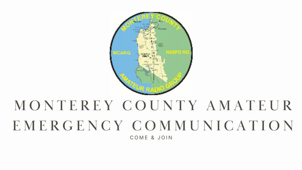 Monterey County Amateur Emergency Communication: Community Support thr