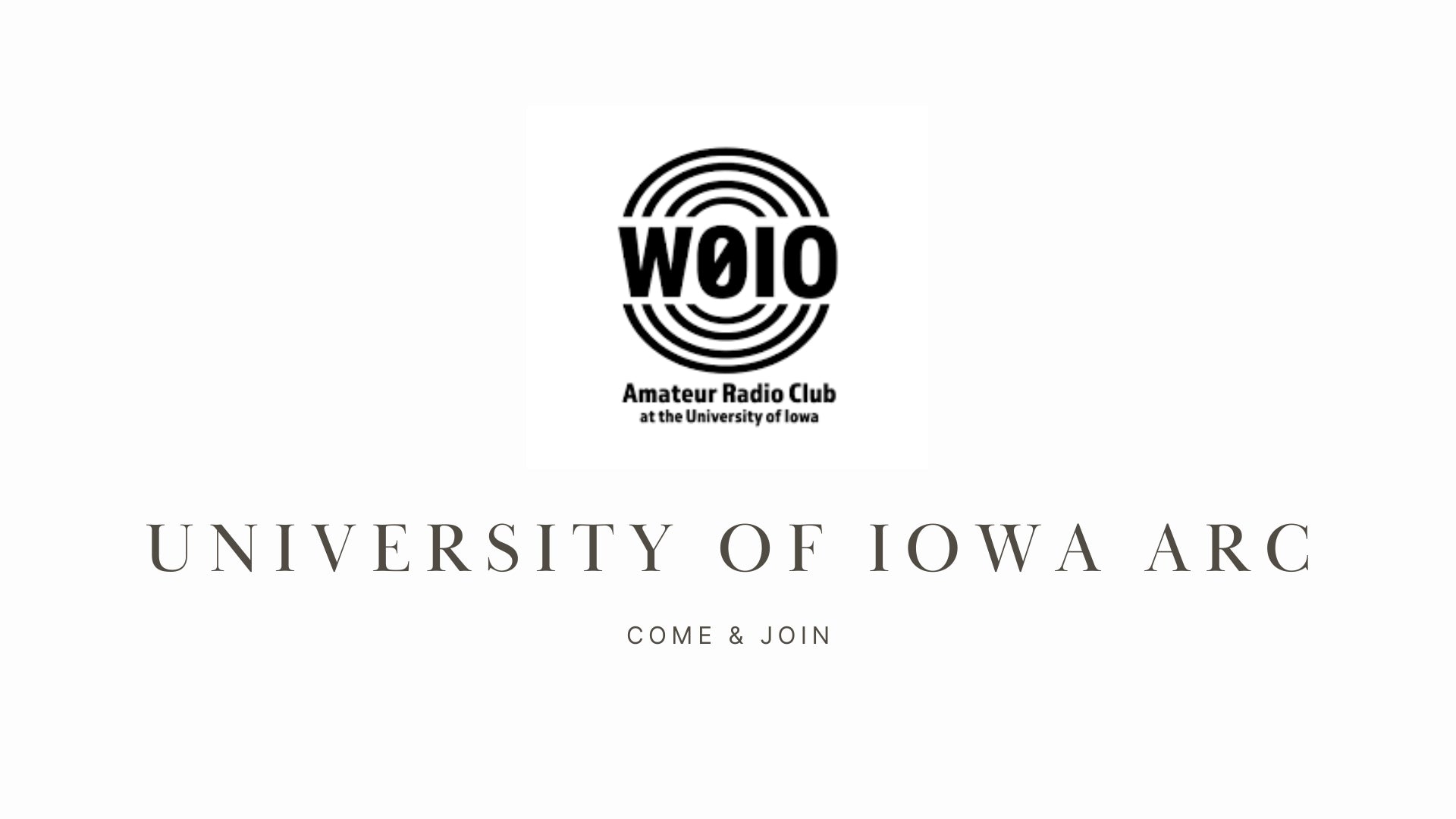 University of Iowa ARC (W0IO): A Club with Potential but Needs Informa