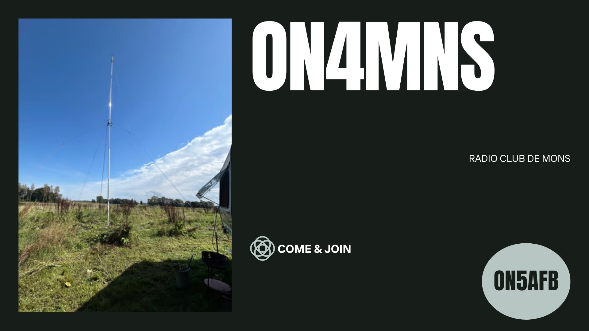 ON4MNS Mons : Le Radio Club de Mons ouvre ses portes plusieurs fois pa