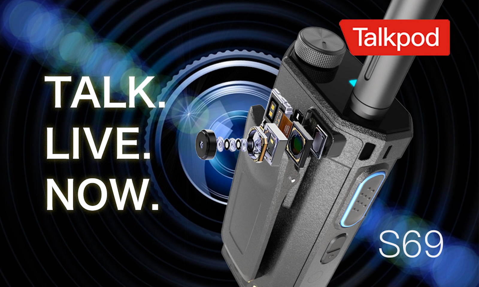 Talkpod S69 design for Public Safety Hero
