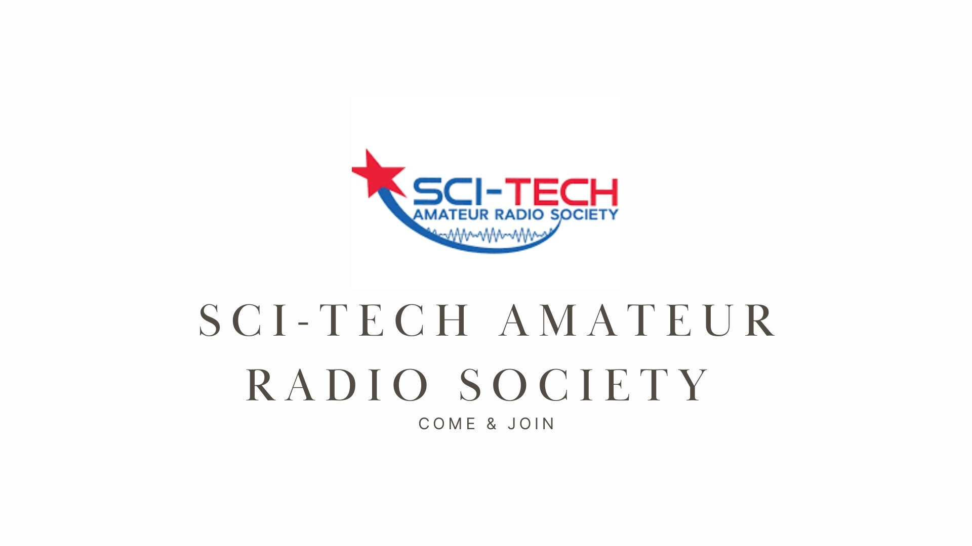 Launch into the World of Ham Radio with the Sci-Tech Amateur Radio Soc