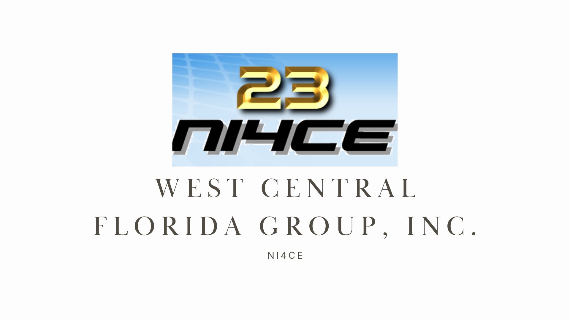 West Central Florida Group; Inc. (NI4CE): Large Club with Diverse Inte