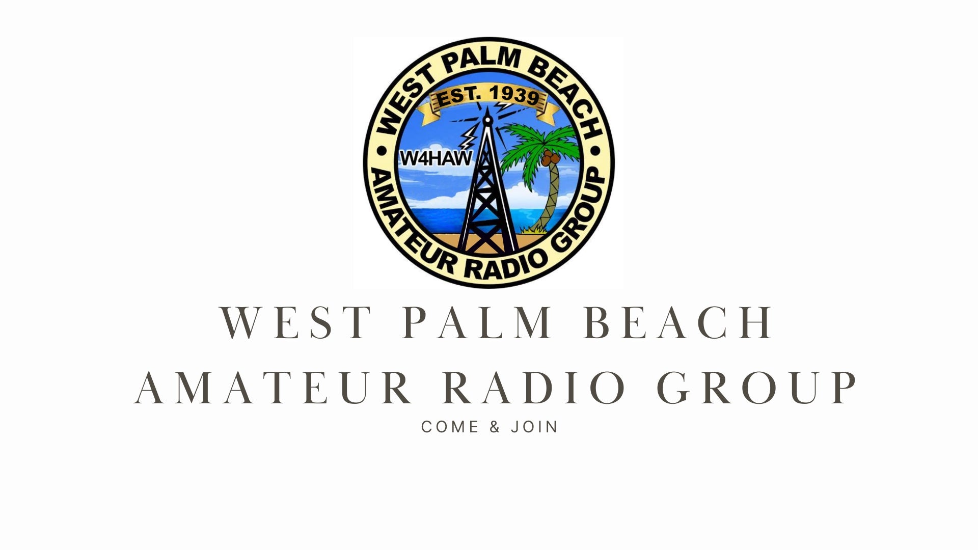 West Palm Beach Amateur Radio Group (W4HAW): A Vibrant Club with Diver