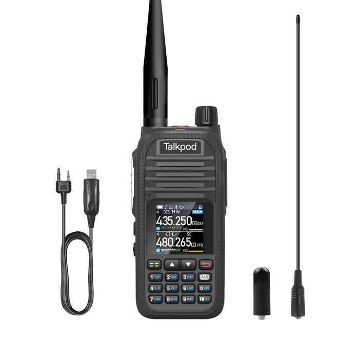 Talkpod® A36SE UHF/VHF Airband FM/AM Broadcast Portable Receiver with
